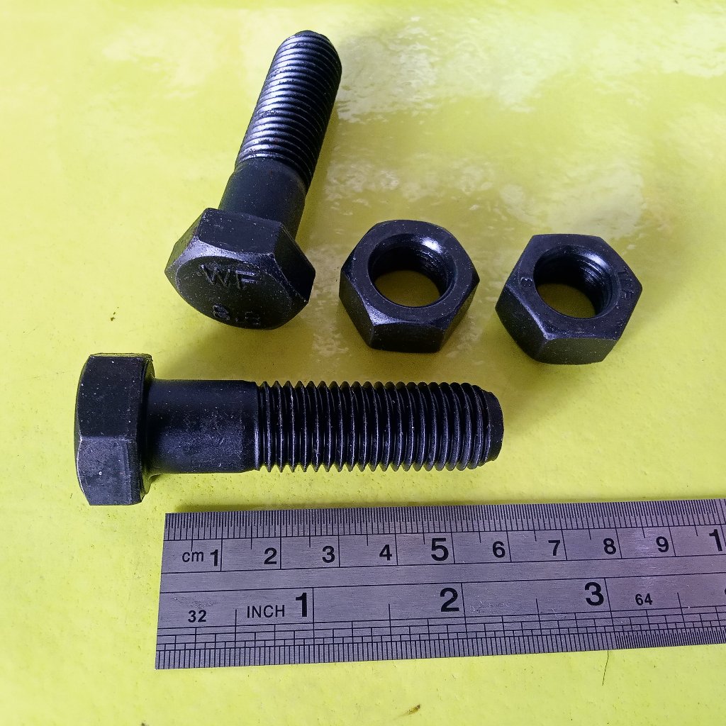 Jual BAUT BAJA HTB 8.8 M16 X 60 / BAUT 24 KUNCI 24 / BAUD HALF DRAT 24 / BAUT BAJA M16 X 60 ...