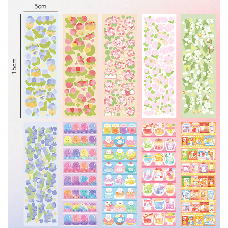 Jual 10 Pcs Stiker Cartoon DIY Sticker Pack Deco Karakter Capybara Lucu ...