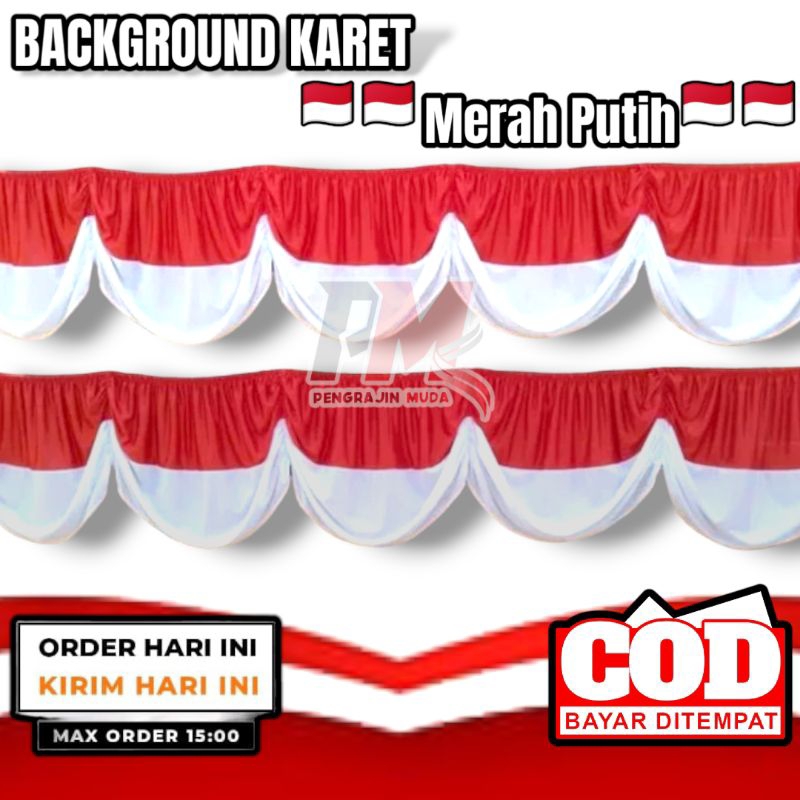 Jual BACKGROUND KARET CANTIK BACKGROUND PANJANG 10 GELOMBANG | Shopee ...