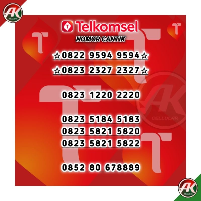 Jual No Cantik Telkomsel Simpati As Loop Kartu Perdana Nomor Cantik Simpati Telkomsel Prabayar ...
