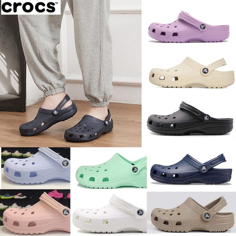 Jual Crocs Sandal Pria dan Wanita Anti Air Cross Classic Clog | Shopee ...