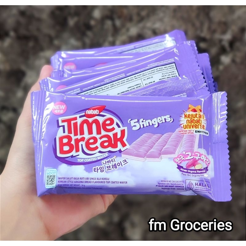 Jual Nabati Time Break Wafer 16 gram isi 10 pack | Shopee Indonesia