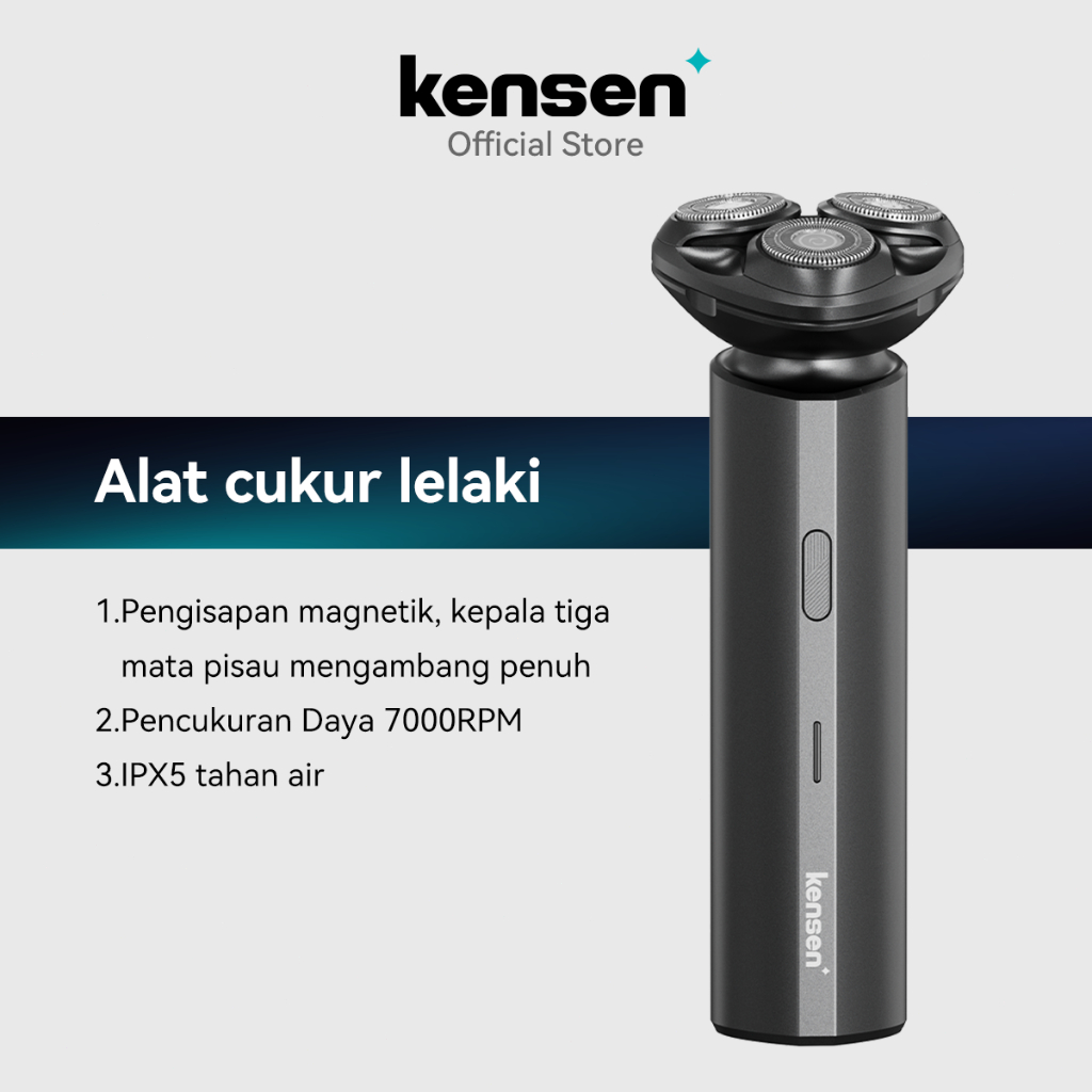 Jual Kensen - Men's Shaver / Face Hair - Alat Cukur Portable Shaver ...