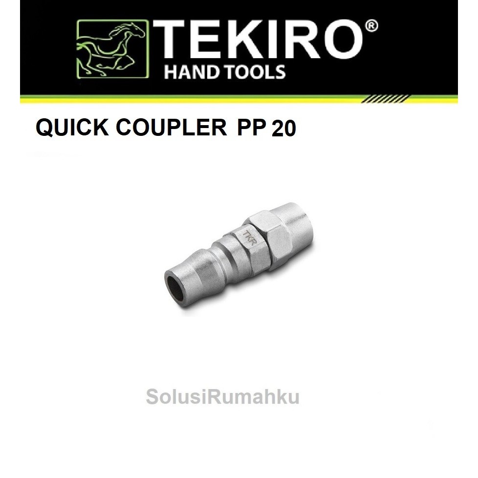 Jual Tekiro Quick Coupler Angin PP20 PP 20 / Nepel Selang Kompresor / Nipel Sambungan Fitting ...