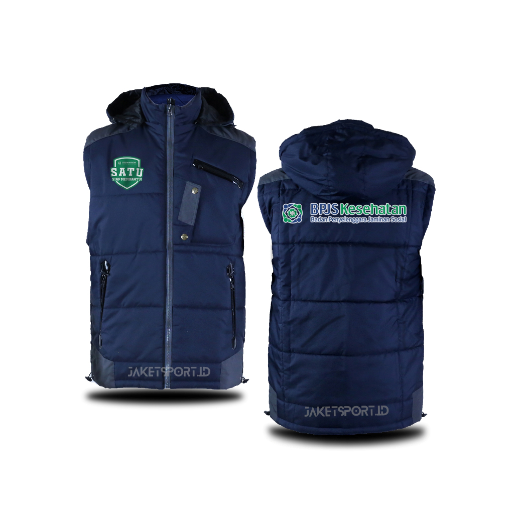 Jual VEST BPJS KESEHATAN CUSTOM TERBARU KEREN ROMPI PARASUT TEBAL 3 ...