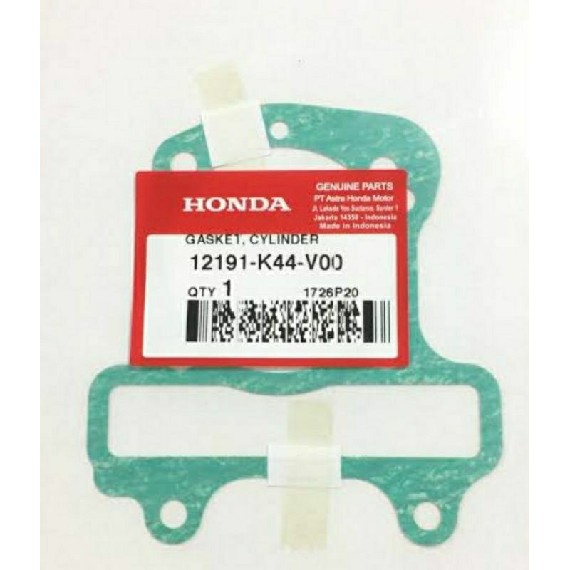 Jual GASKET CYLINDER Packing Block asli HONDA BEAT F1'15 12191-K44-V00 ...