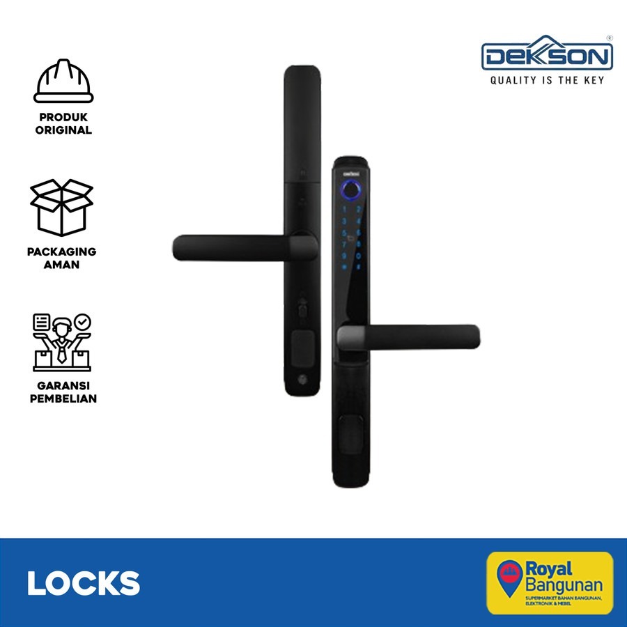 Jual Dekkson Smart Lock 5601002202 electronic lock EL D22 Black ...