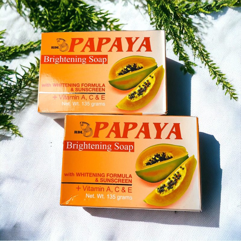 Jual 100% ORIGINAL PHILIPPINES RDL PAPAYA BRIGHTENING SOAP 135g ...