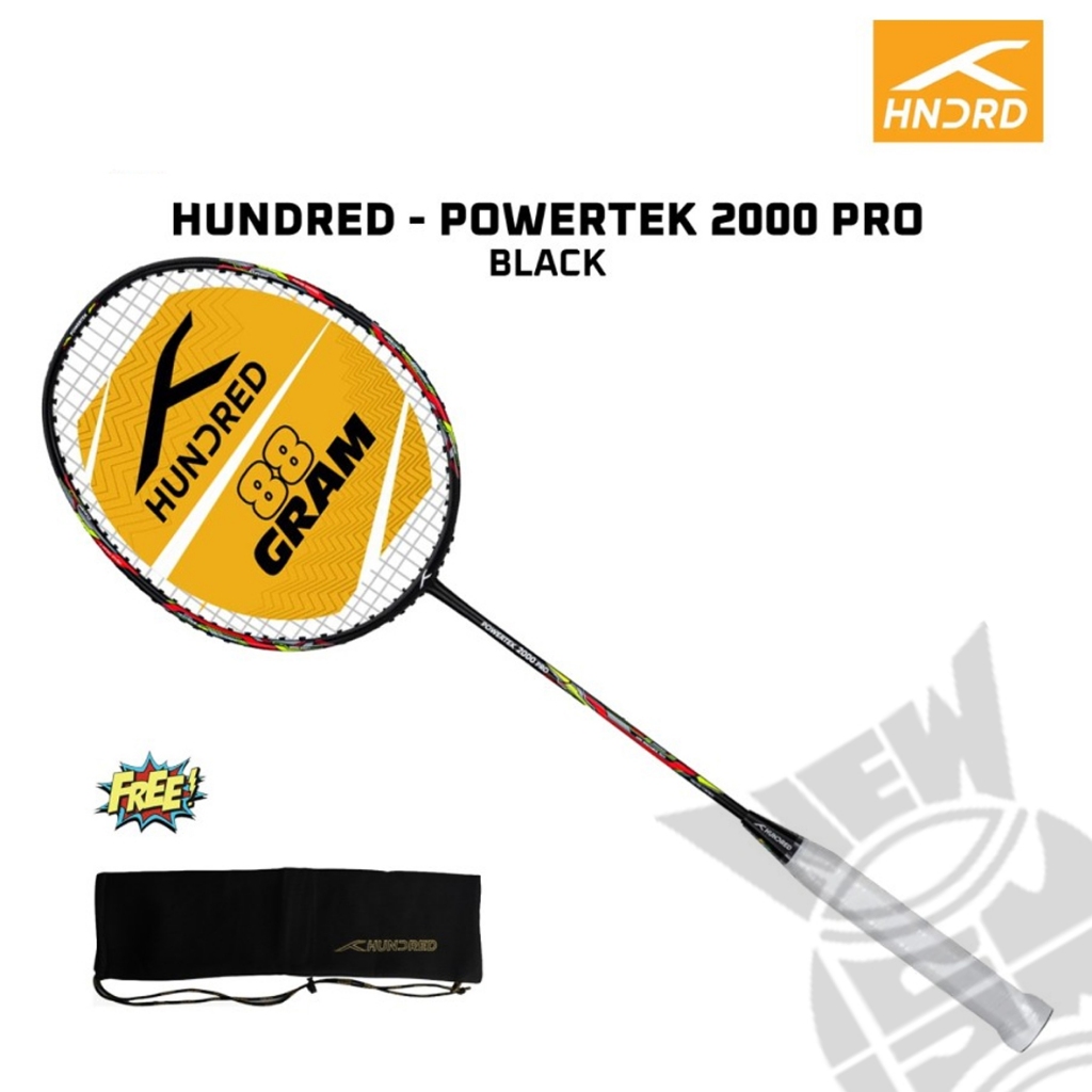 Jual Raket Badminton Hundred Powertek 2000 Pro | Shopee Indonesia
