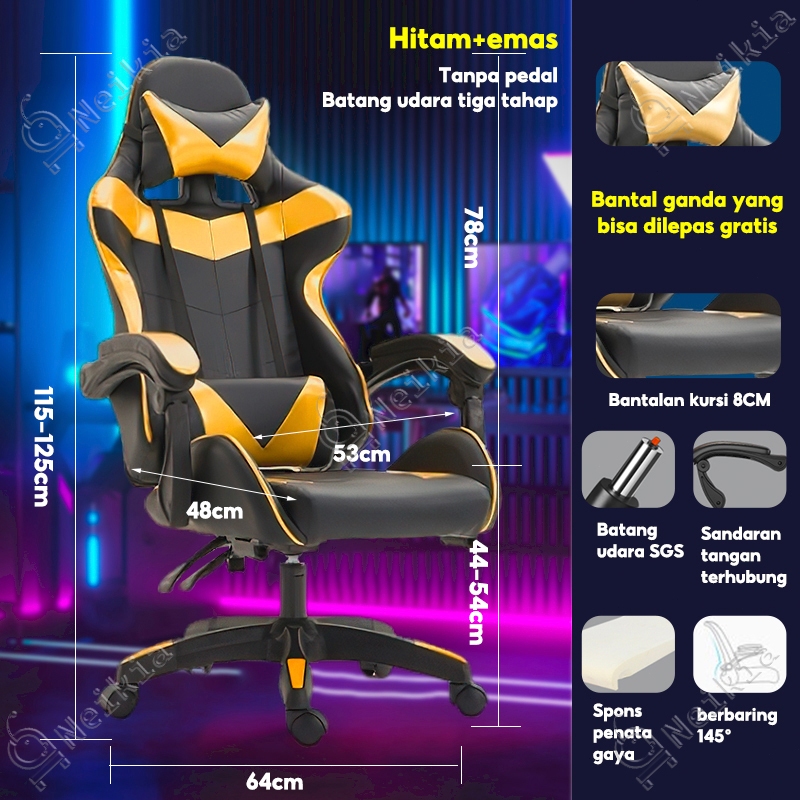 Jual Kursi Gaming Gaming Chair Kursi Video Game Kursi Santai Kursi ...