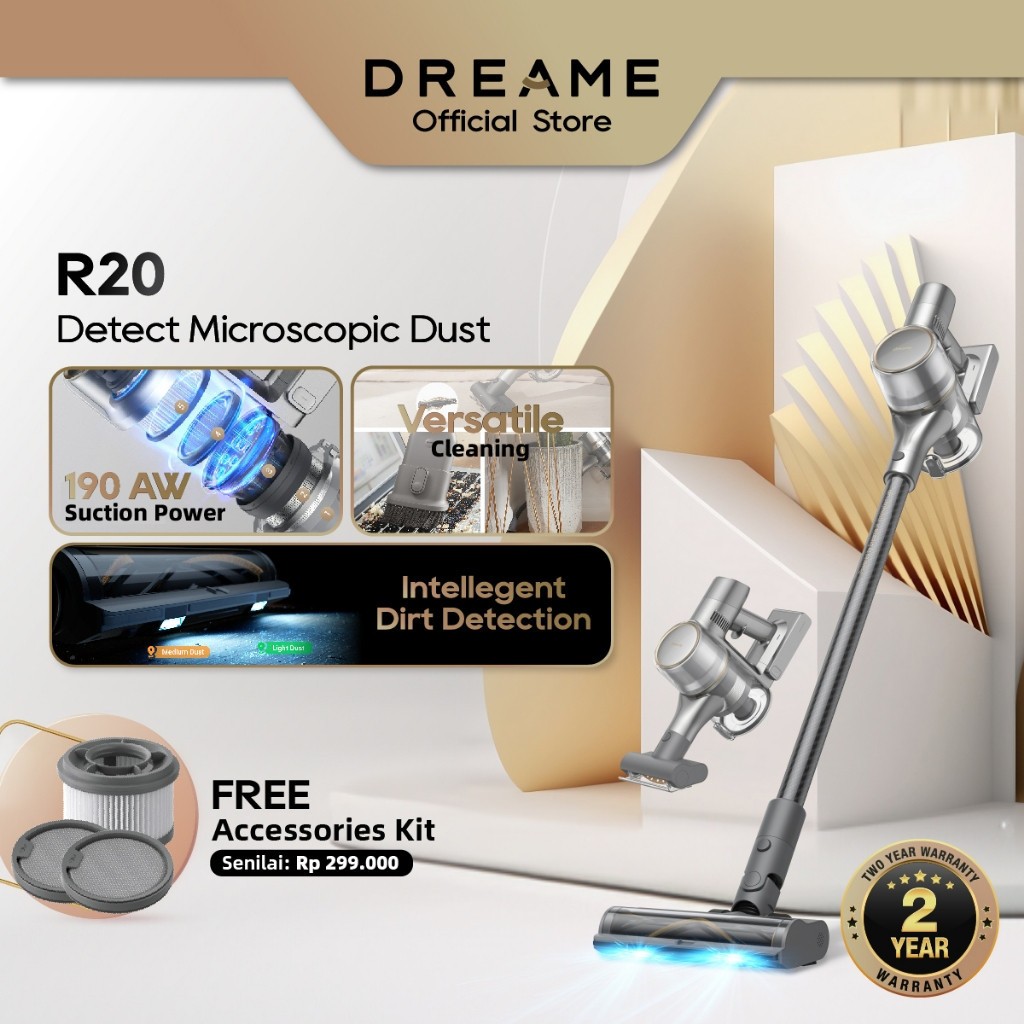 Jual Dreame R20 Bendable Cordless Vacuum Cleaner [ORIGINAL BARU ...