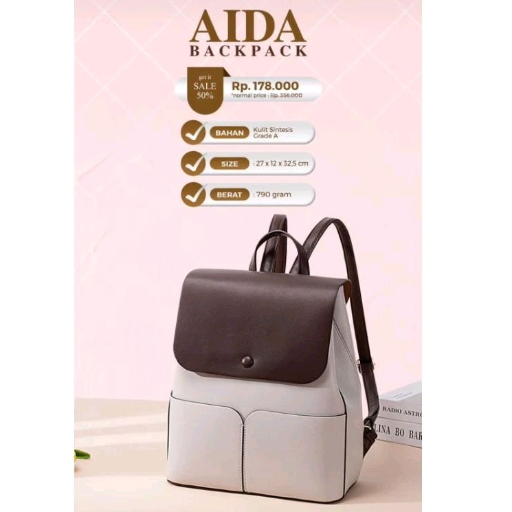 Jual AIDA Backpack | Shopee Indonesia