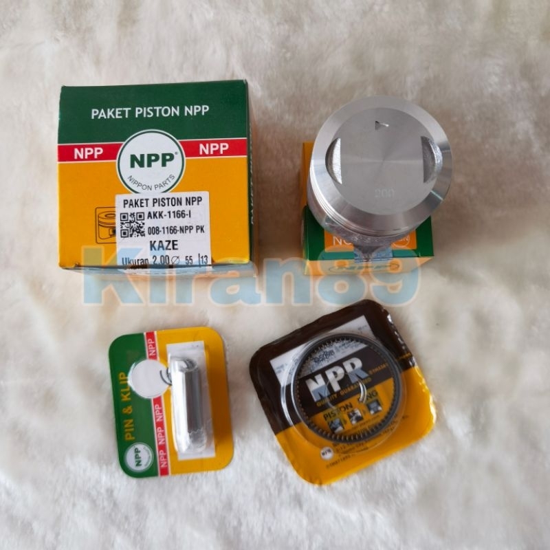 Jual PISTON KIT KAZE PIN 13 OS STD 25 50 75 100 125 150 175 200 ORI NPP ...