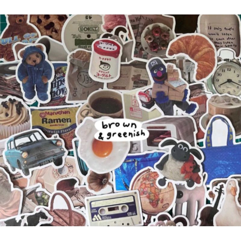 Jual COLORFUL AESTHETIC STICKER PACK (ISI 5 STICKER) | Shopee Indonesia