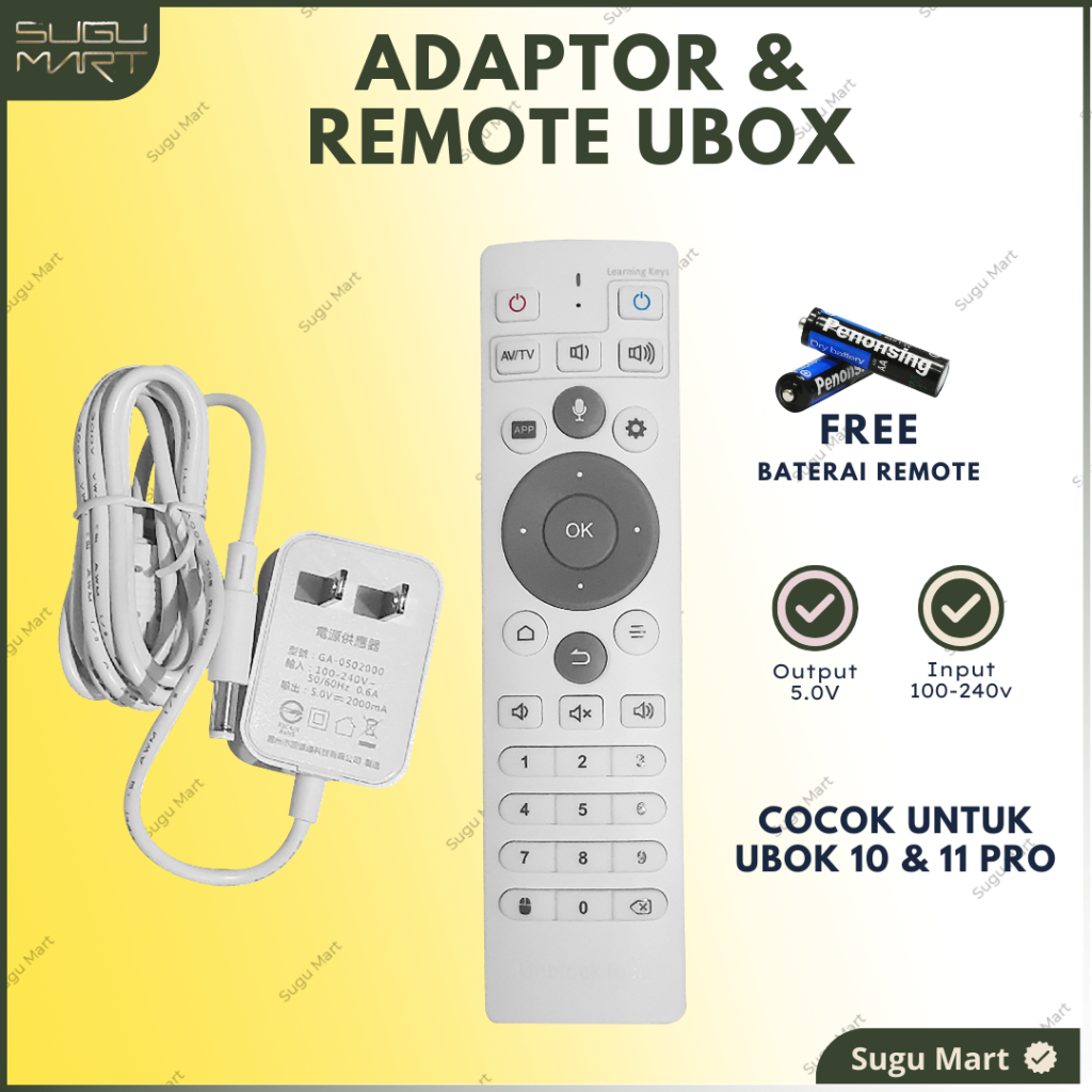 Jual Remote Adaptor Ubox | Remote Adaptor Unblock Tech UBOX | Remote ...