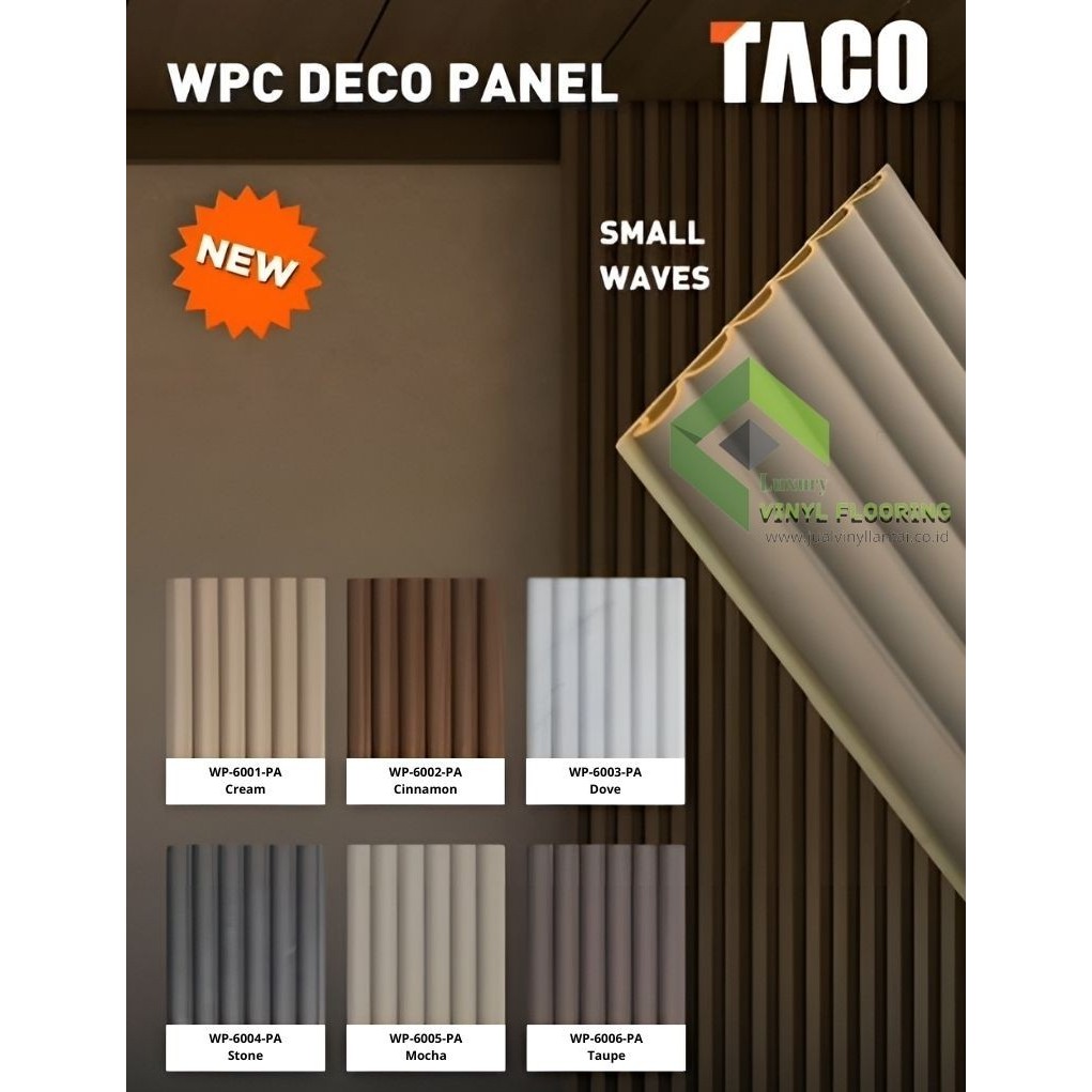 Jual TACO WPC DECO PANEL KISI KISI WALL PANEL TACO WPC PERBOX | Shopee ...