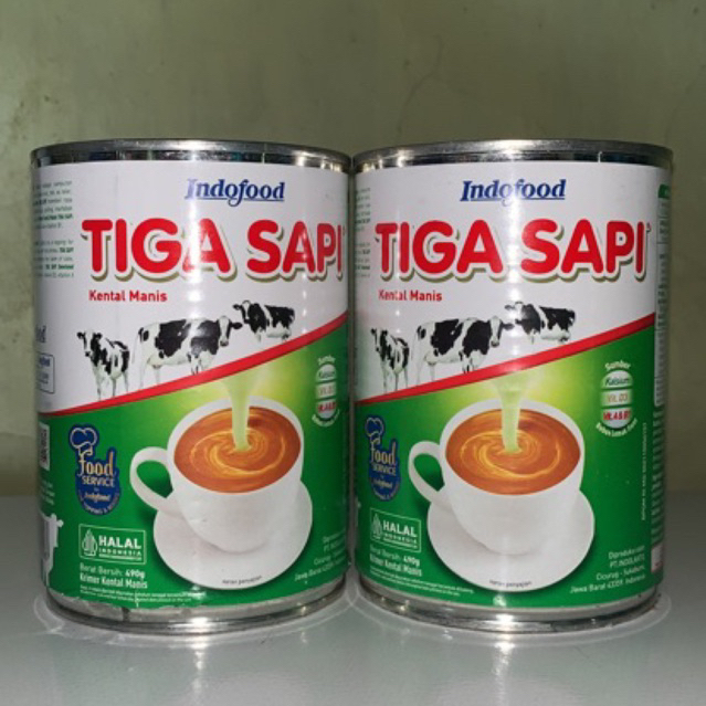 Jual Tiga sapi 490g susu kaleng | Shopee Indonesia