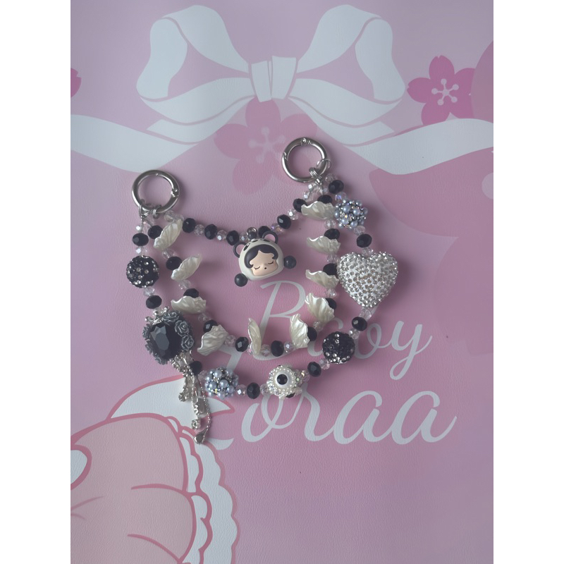 Jual POPMART Premium Bead Skull Panda Key Chain, Strap Phone, Gantungan ...