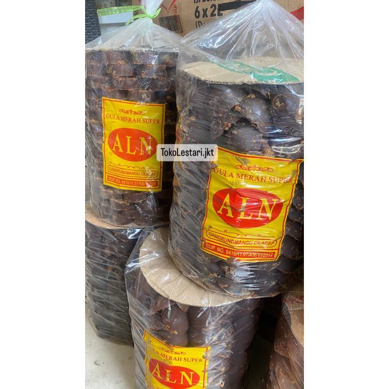 Jual READY! Gula Merah / Gula Jawa Asli Premium ALN Super ++ | Warna Hitam Pekat -- 1 Bal Koin ...