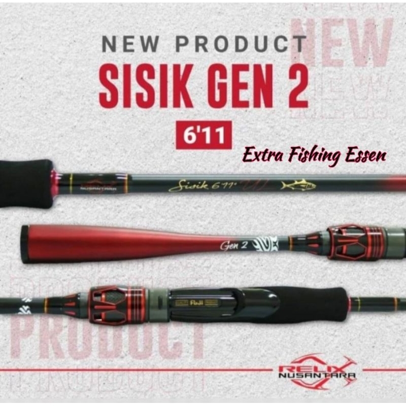 Jual Joran Relix Sisik 611 UL Gen2 Tipe spinning || Gratis Packing ...