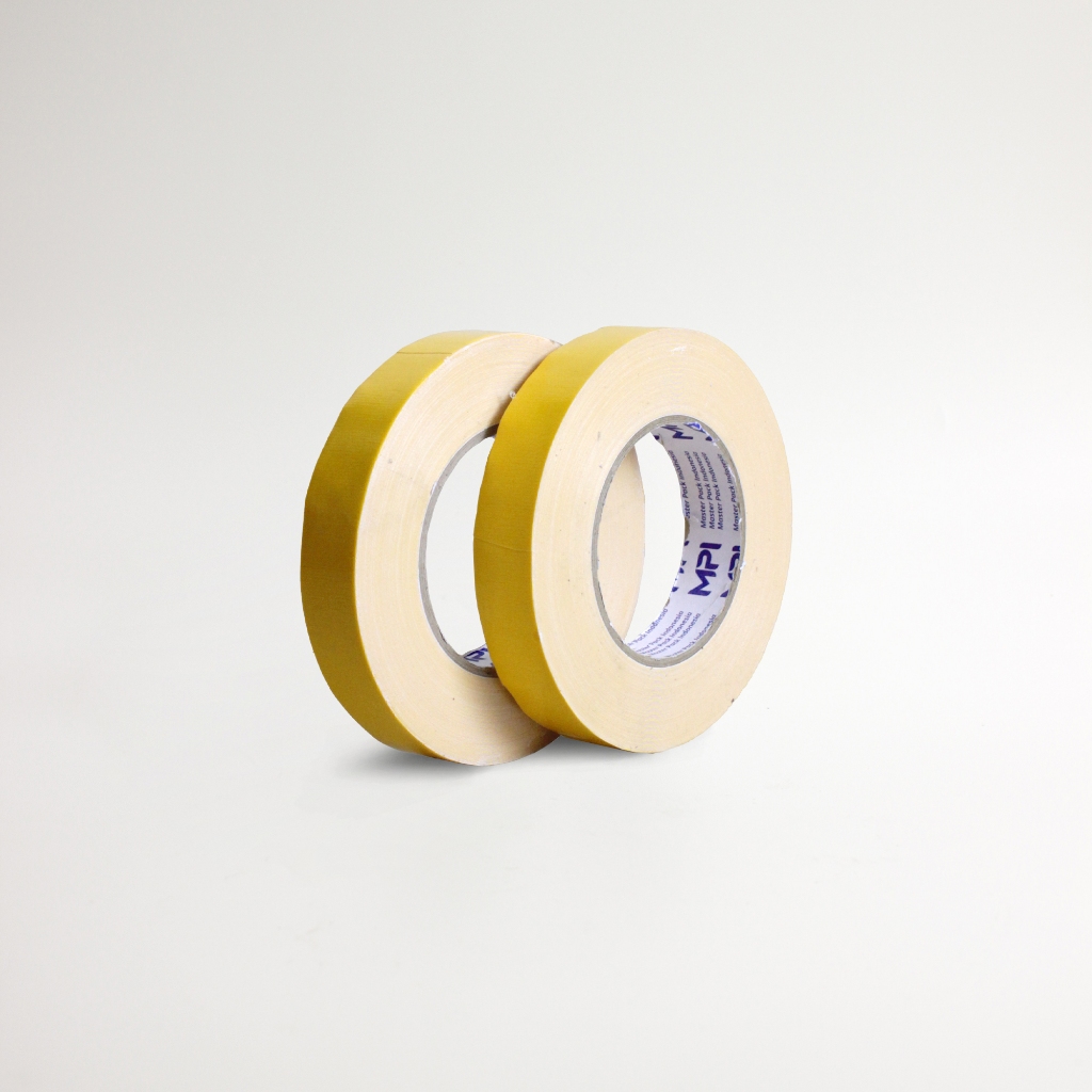 Jual Lakbain Kain KUNING 1 INCH x 40 Meter MPI - Cloth Tape KUNING 24mm ...