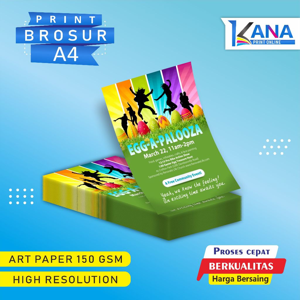 Jual Print Brosur A4 | Cetak bisa 2 sisi Flyer Murah | Art Paper 150 Gr Satuan | Shopee Indonesia