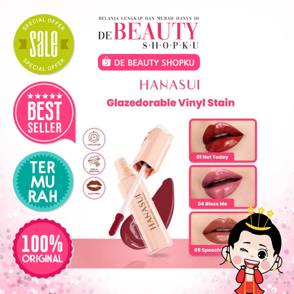 Jual Hanasui Glazedorable Vinyl Stain 4gr | Shopee Indonesia