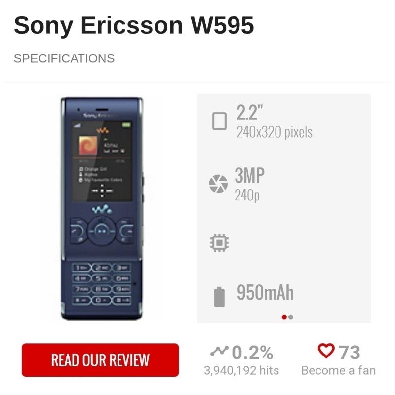 Jual SONY ERICSSON WALKMAN W 595 HP MUSIC UNIK CANTIK DAN MENARIK HP ...