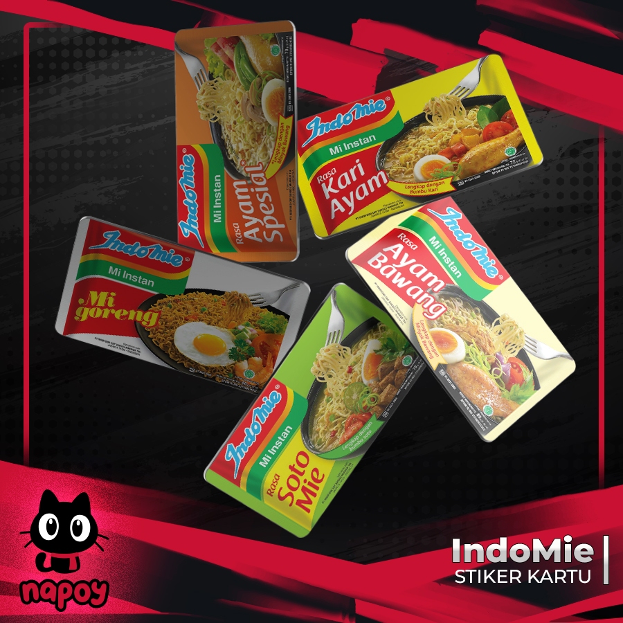 Jual Stiker Sticker Kartu Atm Skin Card Edisi Indomie | Shopee Indonesia