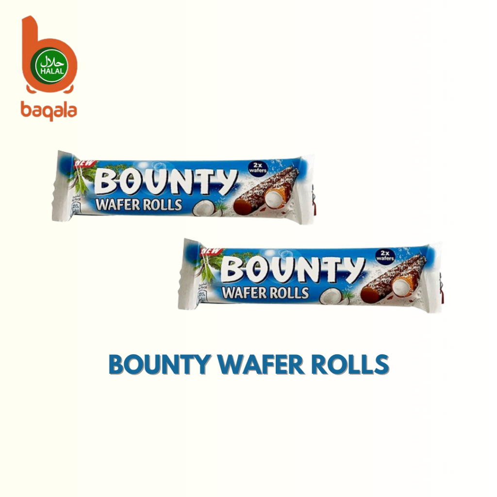 Jual Bounty Wafer Rolls Chocolate | Shopee Indonesia