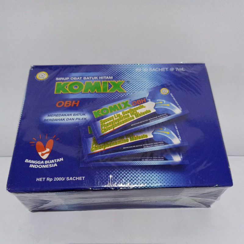 Jual Komix OBH 30 Sachet @7 ml | Shopee Indonesia