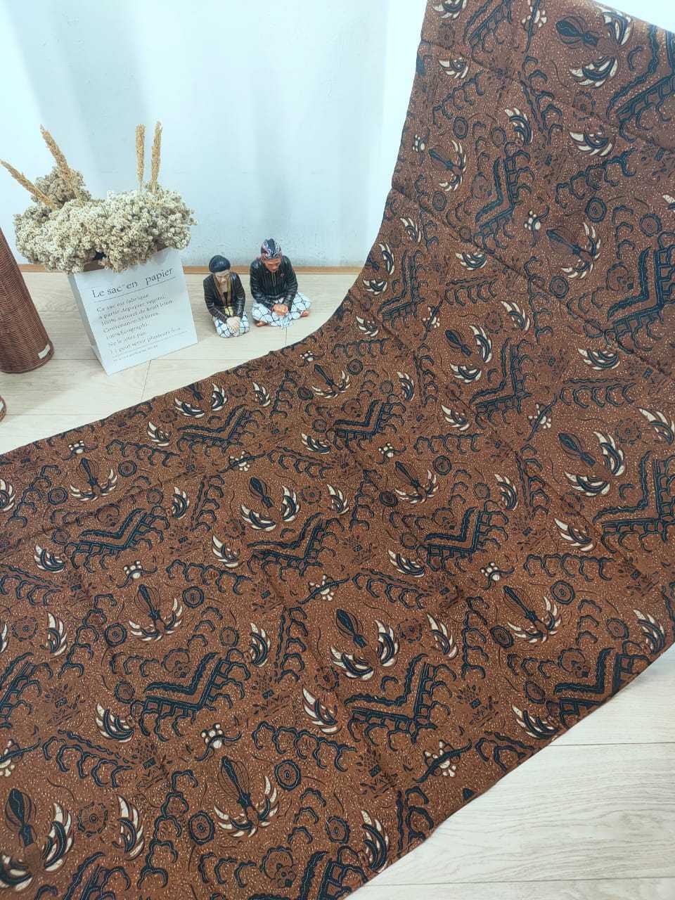 Jual Kain Batik SOLO (Cabut) motif sogan semen romo | Shopee Indonesia