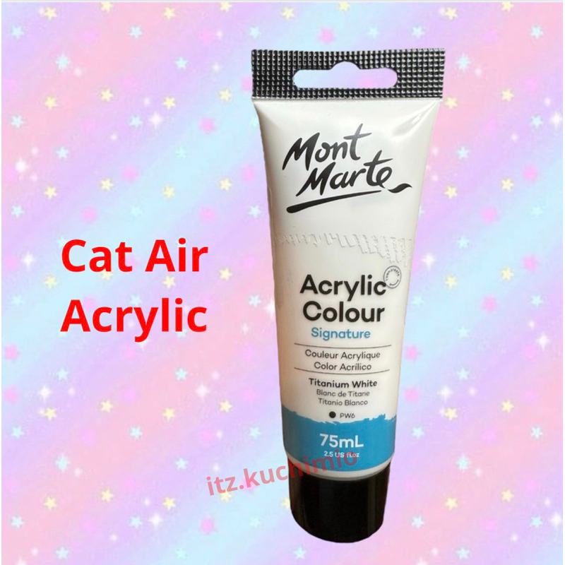 Jual Cat air acrylic cat akrilik putih besar 75ml | Shopee Indonesia