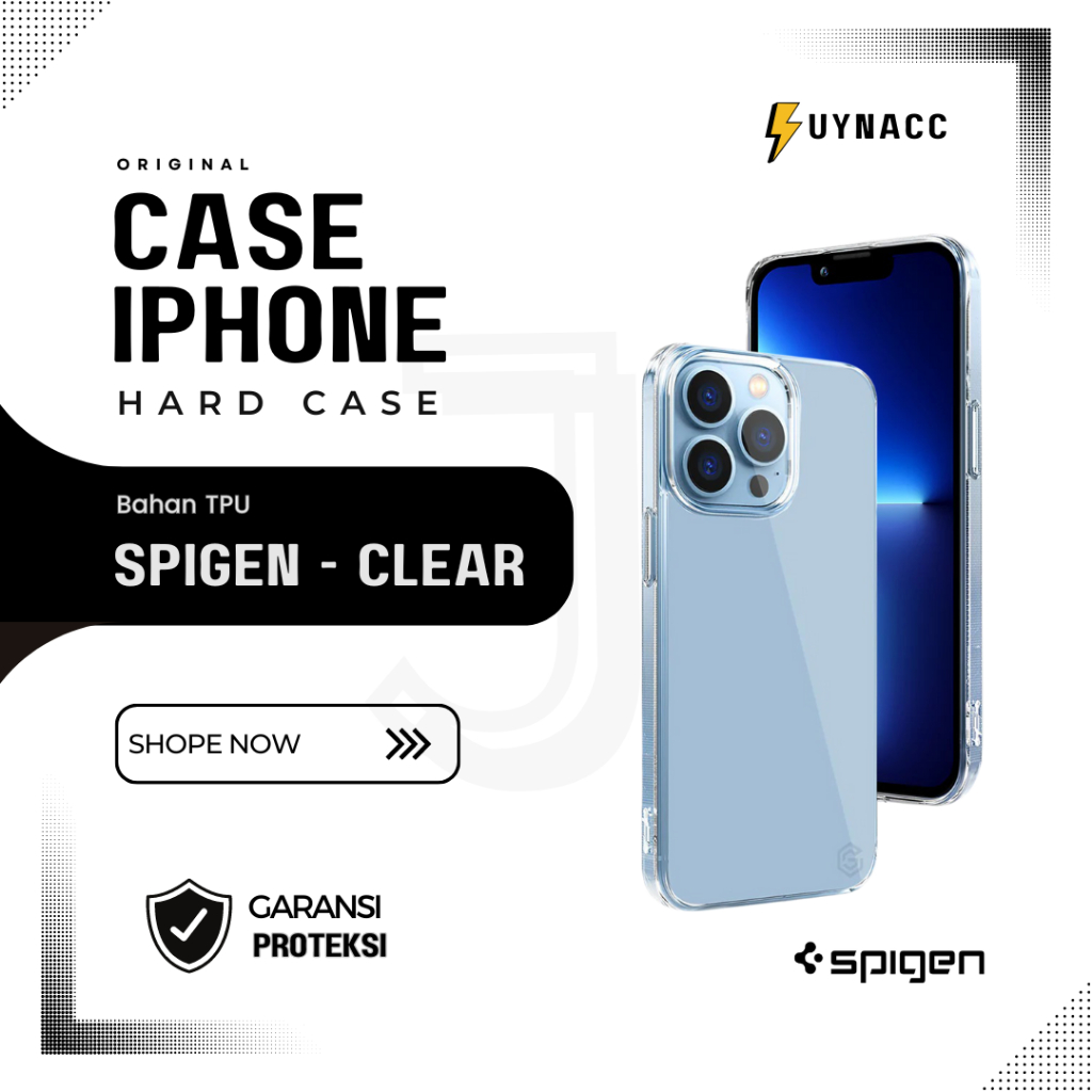 Jual Case Casing Clear Bening Spigen Acrylic iPhone 8 X 11 12 13 14 15 ...