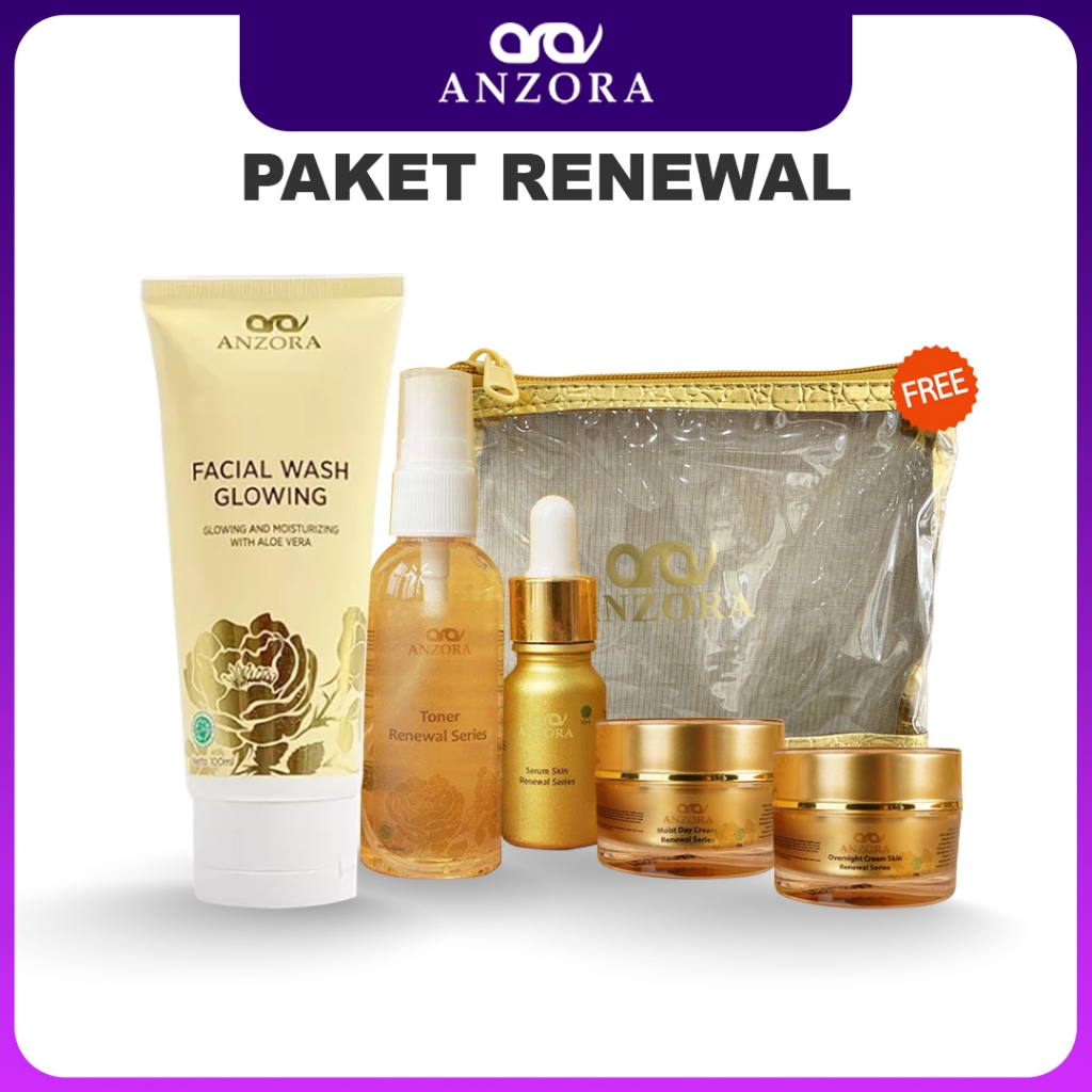 Jual Anzora Renewal Series Skin Repair Skincare untuk kulit flex hitam ...