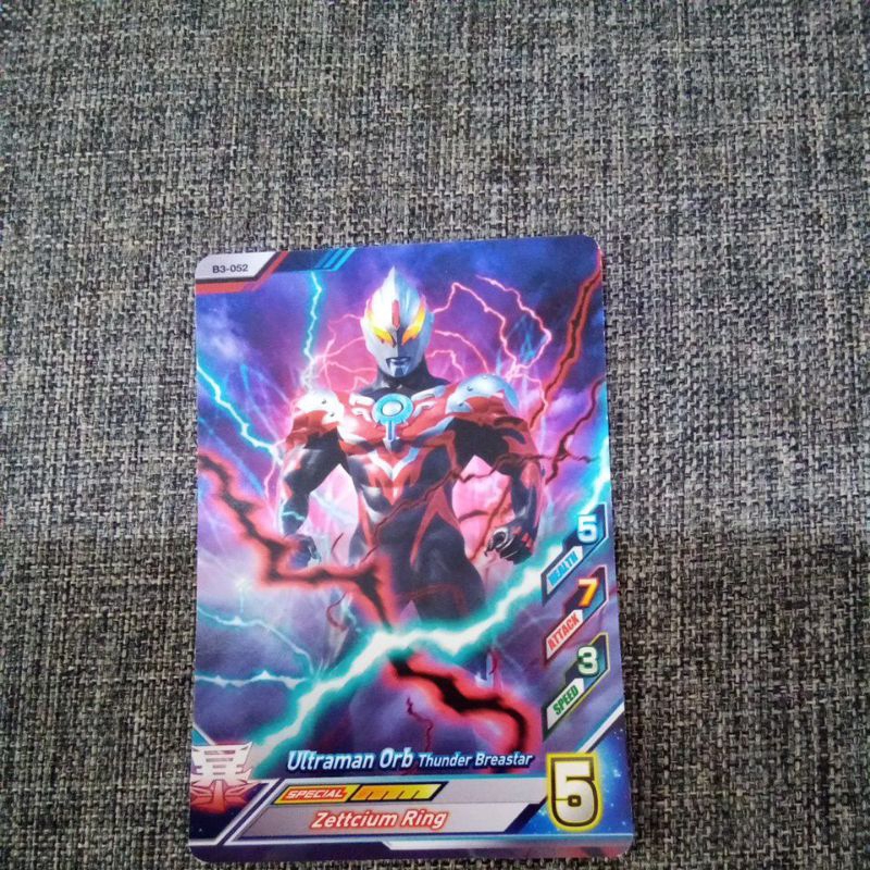 Jual Kartu Ultraman Orb Thunder Breaster | Shopee Indonesia