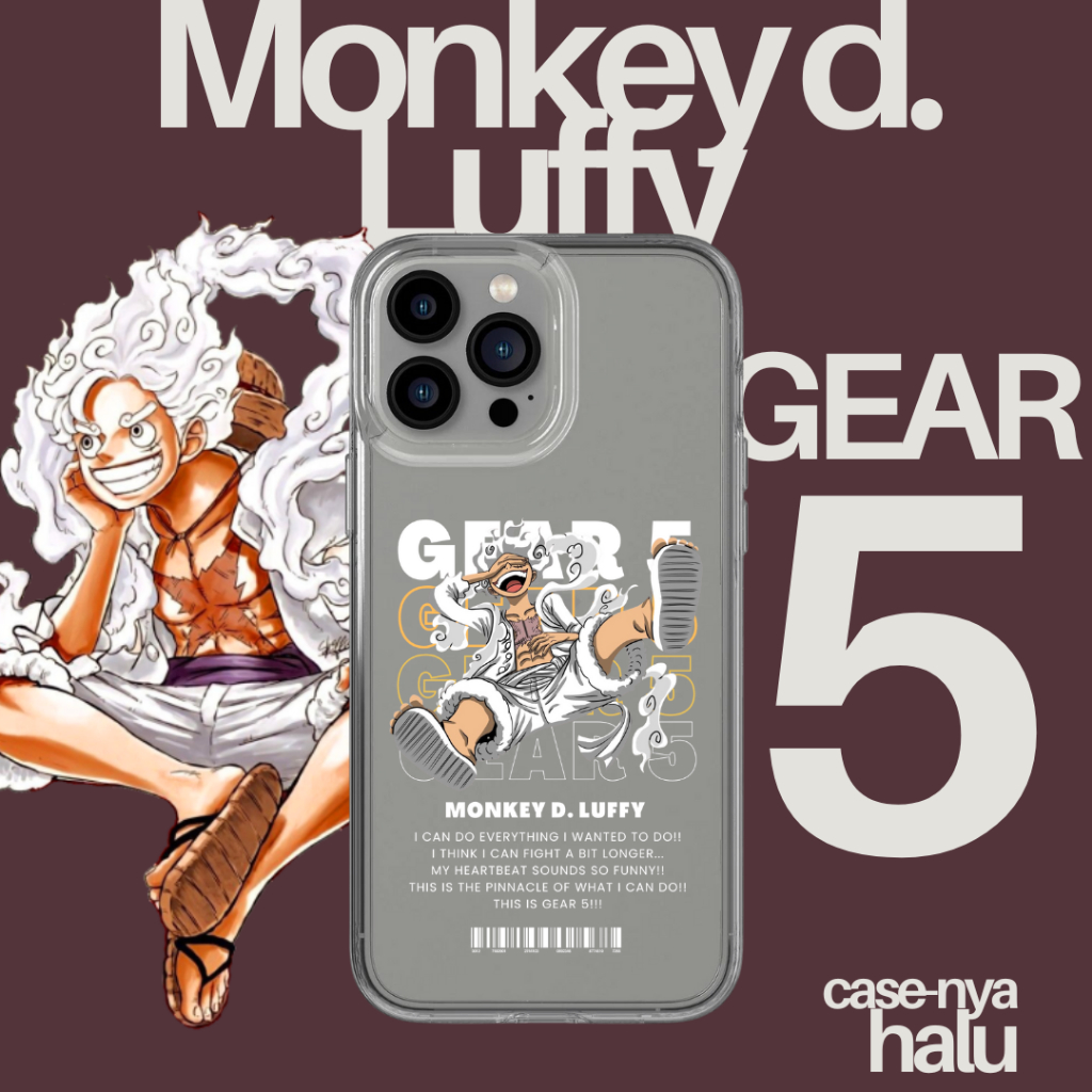 Jual Casing Anime Premium Luffy Gear 5 Merch untuk SEMUA HP | Shopee ...