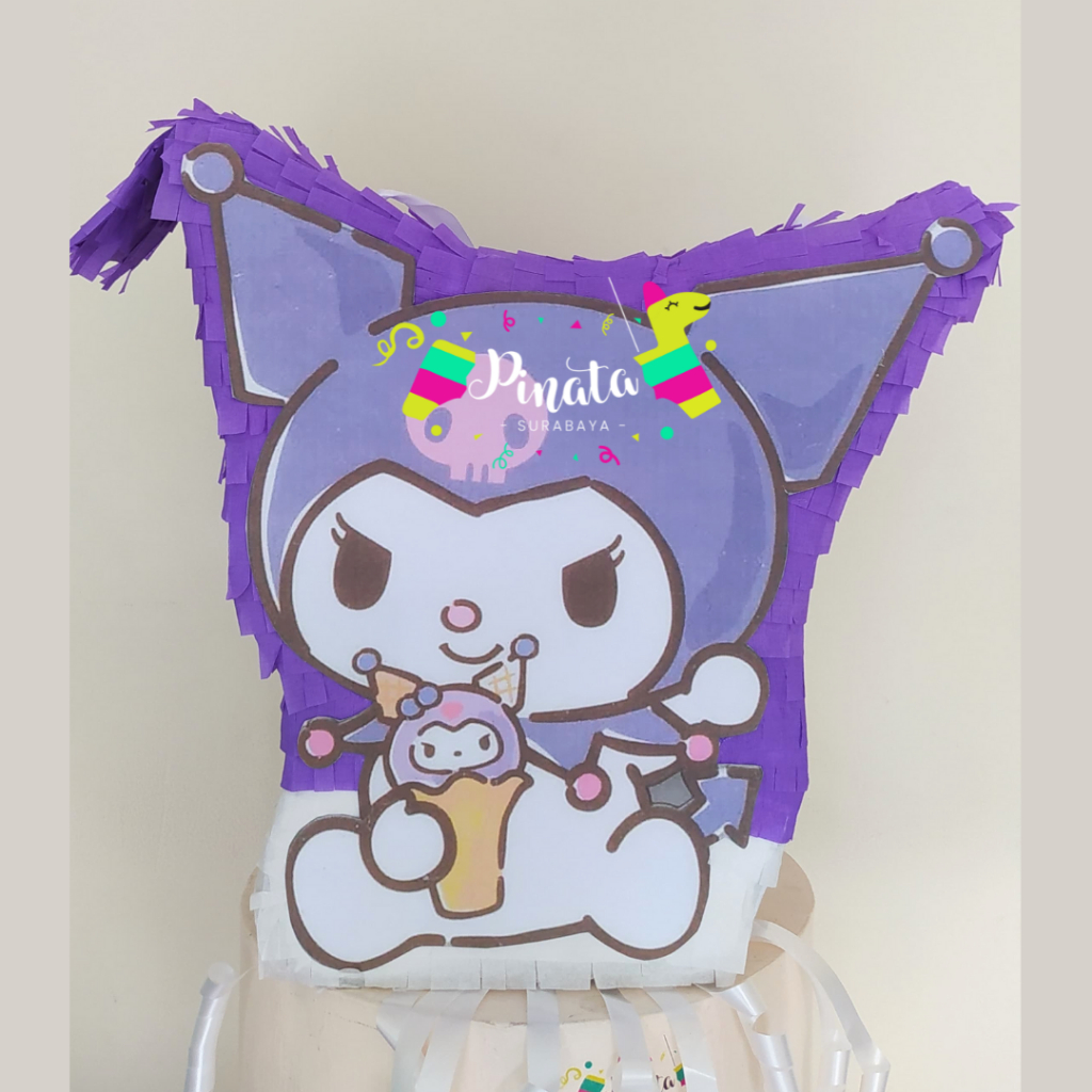 Jual Pinata Kuromi sanrio Ulang Tahun Ultah Pinata Tarik/ Pukul Tema ...