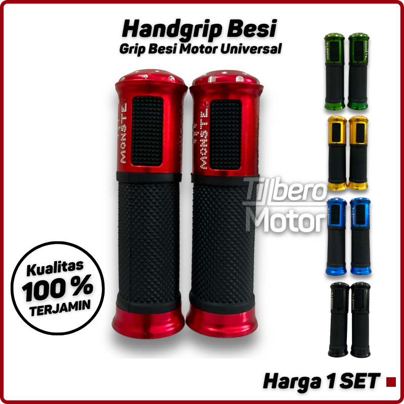 Jual Handgrip / Grip Stang Besi Jalu Warna Motor Handel Handle Variasi ...