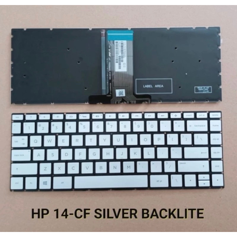 Jual Keyboard HP Pavilion 14-cf 14s-cf 14s-dk 14-df 14-dg Backlite ...