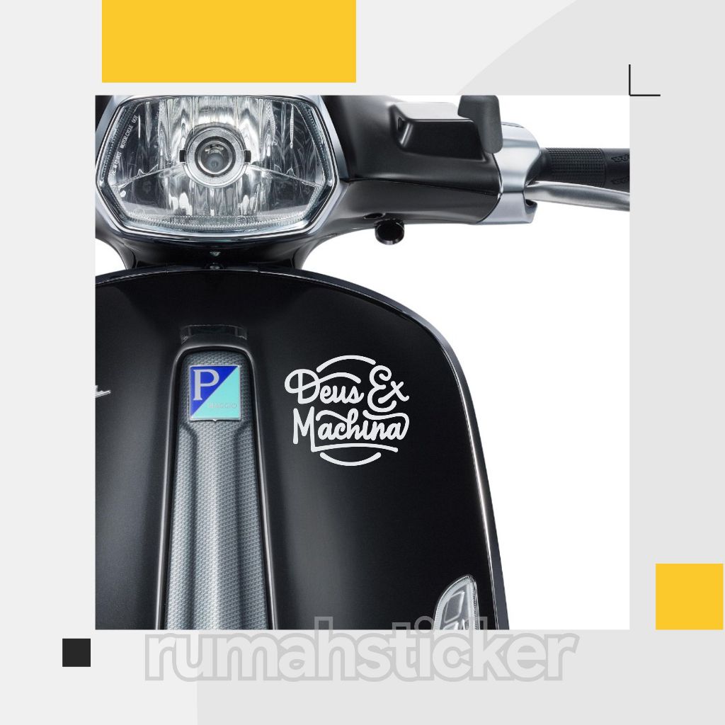 Jual [RS] STICKER CUTTING UNIVERSAL LOGO DEUS EX MACHINA COCOK UNTUK ...