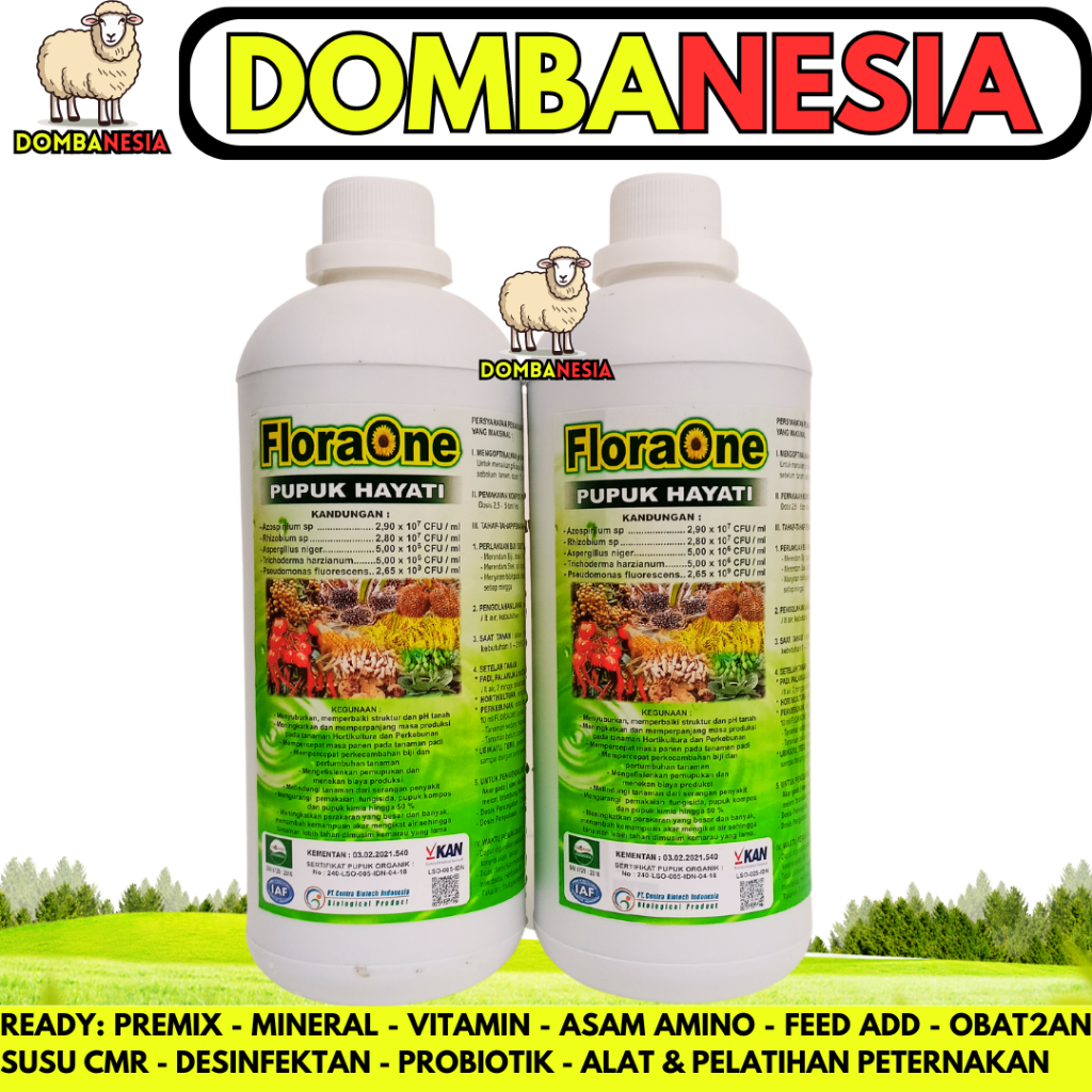 Jual FLORAONE 1 LITER - FLORA ONE CAIR - PUPUK HAYATI CAIR - TRICODERMA CAIR - PUPUK CAIR ...