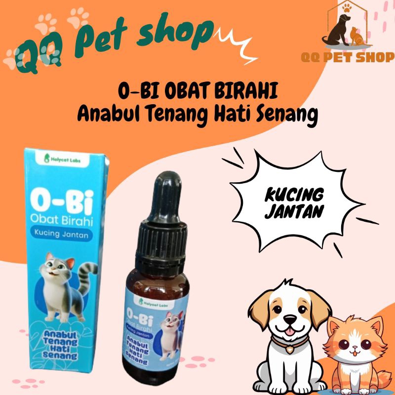 Jual O - Bi Obat Penurun Birahi Premium Kucing Jantan 20ml | Shopee ...