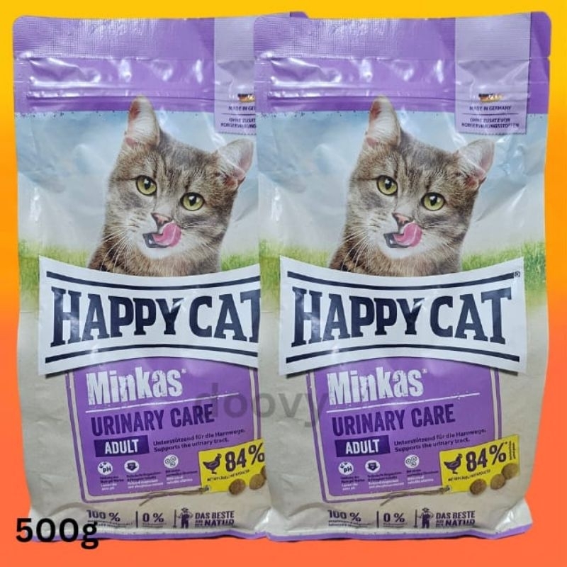 Jual HAPPY CAT MINKAS URINARY CARE 500GRAM MAKANAN KUCING HAPPY CAT ...