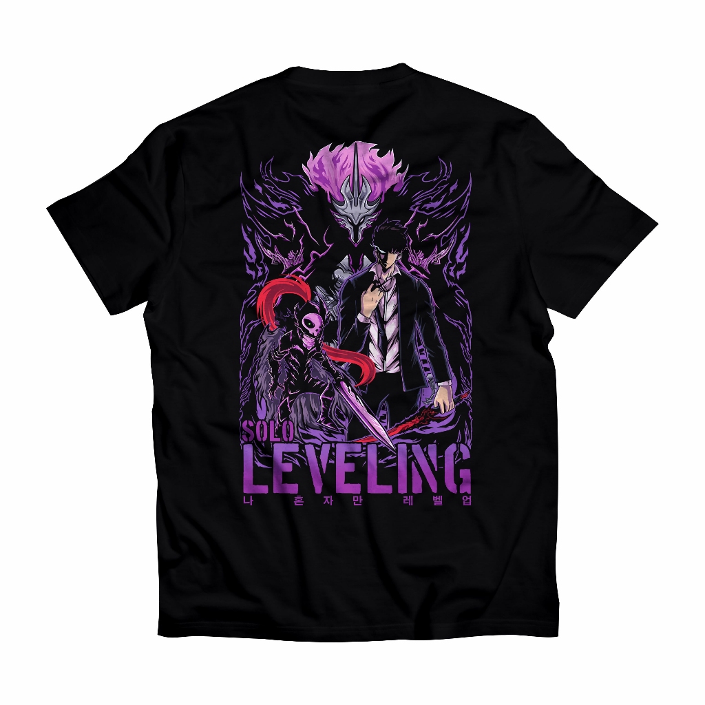 Jual Kaos Jin Woo Sung Solo Leveling Baju 001 Anime katun 24s Jepang T ...