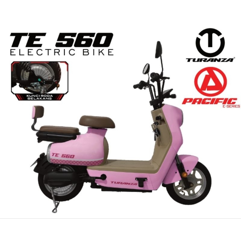 Jual Sepeda Listrik / Ebike TURANZA TE 560 By PACIFIC GARANSI RESMI | Shopee Indonesia
