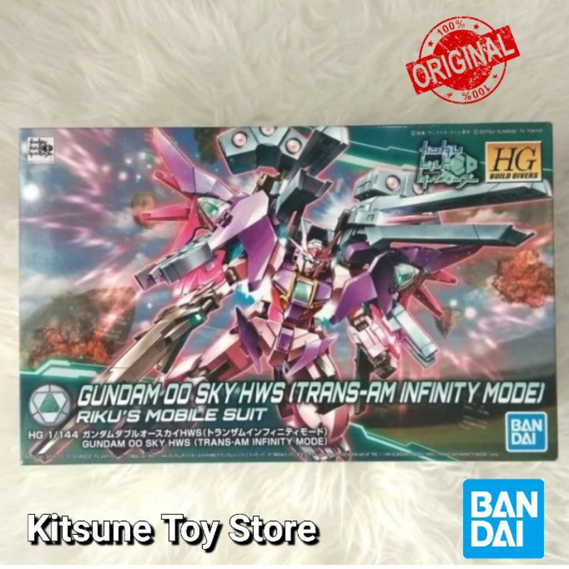 Jual HGBD 1/144 Gundam OO SKY HWS [TRANS-AM INFINITY MODE] RIKU'S ...