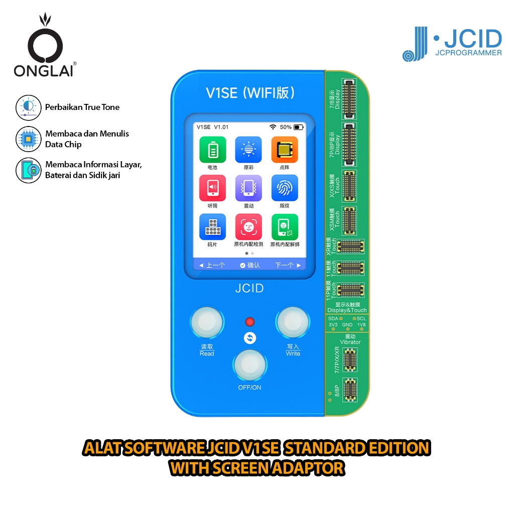 Jual Alat Software JCID V1SE Standard Edition Dengan Screen Adaptor ...