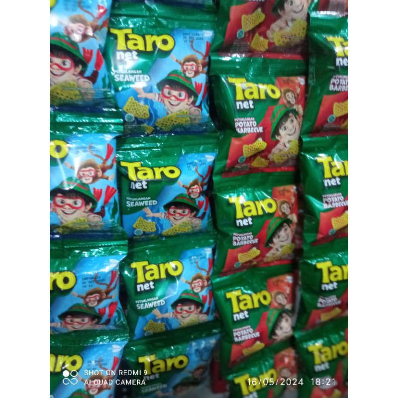 Jual Makanan Ringan TARO net sachet isi 10 | Shopee Indonesia