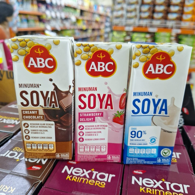 Jual ABC minuman Soya 200ml aneka rasa | Shopee Indonesia